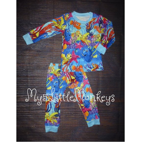 Pajamas | Finding Nemo Girls Boys Boutique Pajamas Set | Poshmark
